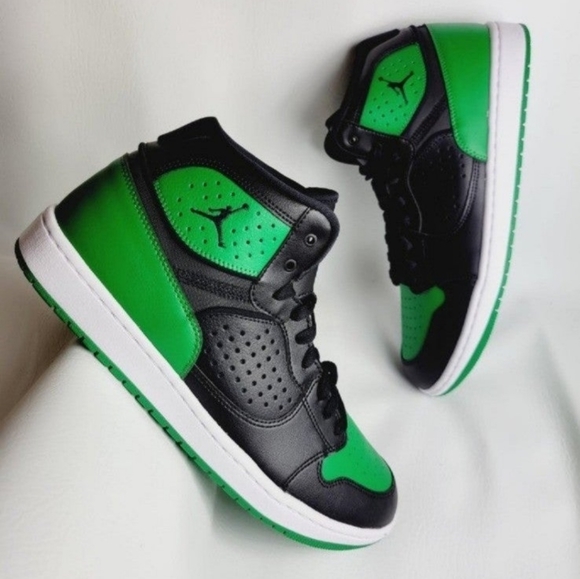 Nike | Shoes | 1 Mens Nike Jordan Access Ar376213 Green Black ...